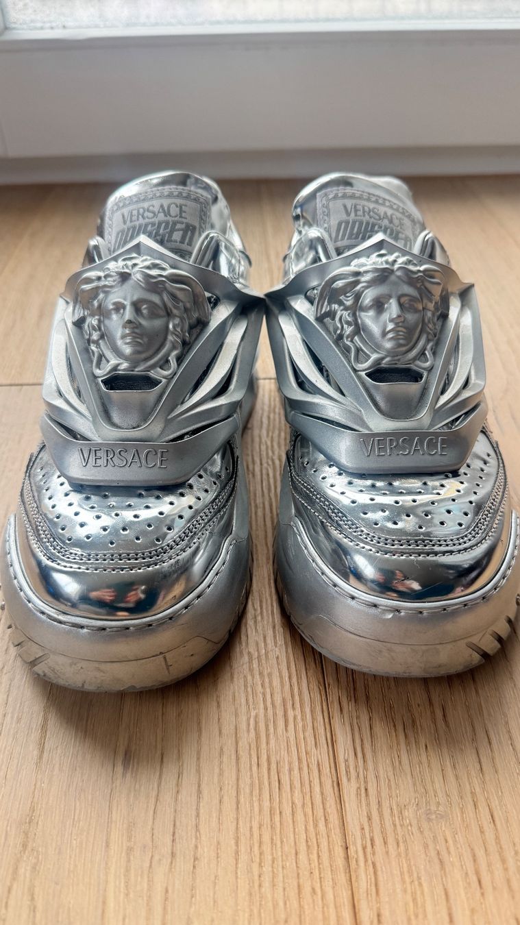 Org. Versace Odissea Sneaker 37 Medusa Metallic Luxus (Neu (gemäss ...