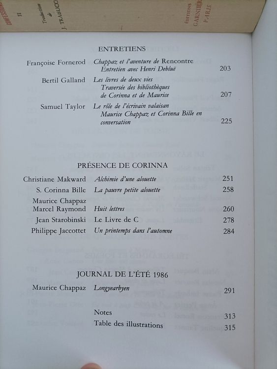 Maurice Chappaz / Ecriture 27 Revue littéraire Lausanne 1986 (D ...