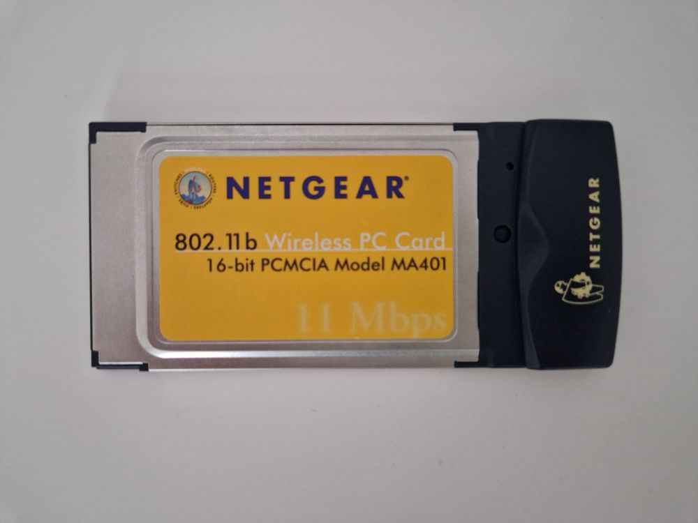 Netgear MA401 802.11b 16-bit PCMCIA WLAN Karte | Kaufen auf Ricardo