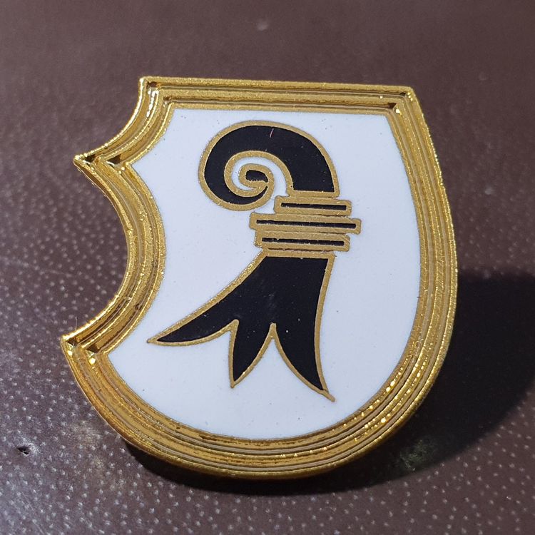KW1 - Pin schönes Kantonswappen Kanton Wappen - Basel-Stadt (Gebraucht ...