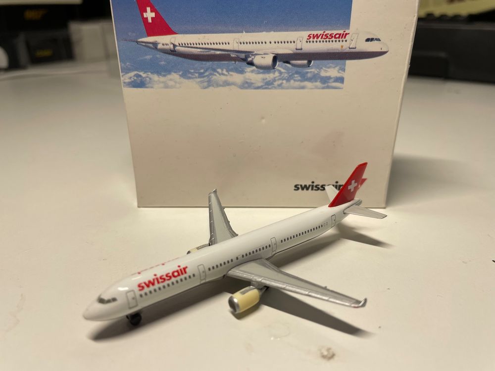 Airbus A321 Swissair 1/500 Metall (Neu und originalverpackt) in ...
