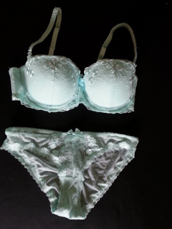 Neu* schöner BH Set in Mint Grün Gr. 80 C und Unterhose Gr.M | Kaufen ...