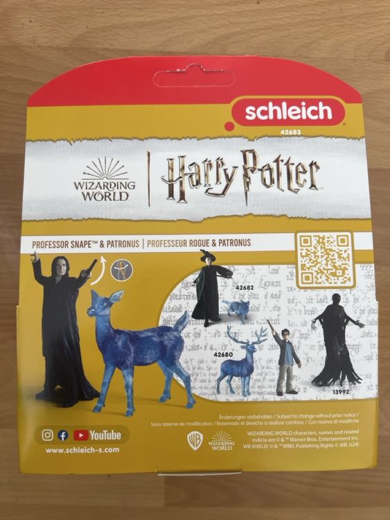 Schleich Harry Potter Professor Snape mit Patronus Figur 53 (Neu und ...