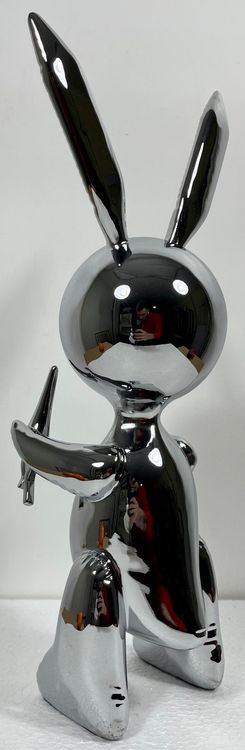 Jeff Koons Balloon Rabbit Silver XL (Gebraucht) in Root für CHF 500 ...