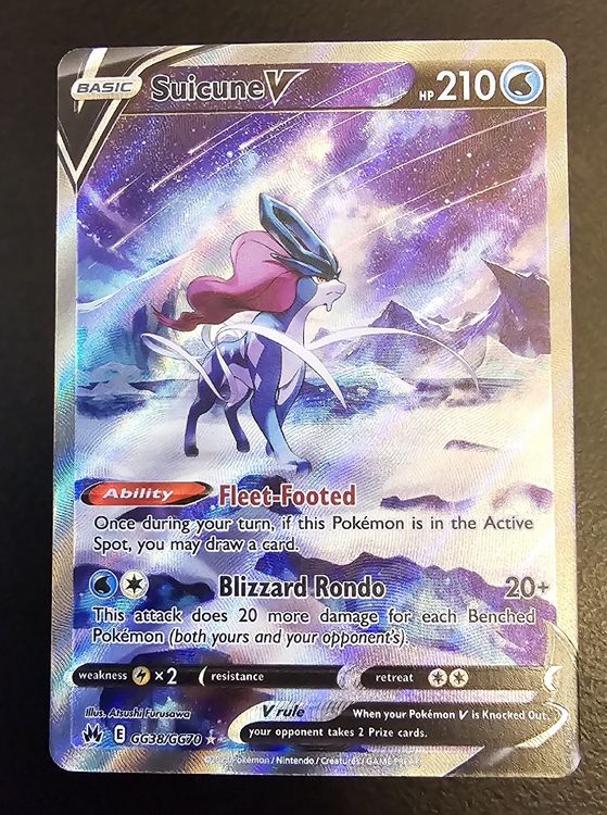 Carte Pokémon Suicune V Full Art 210 PV (Neu (gemäss Beschreibung)) in ...