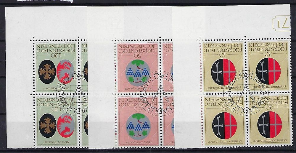 1971 Liechtenstein Viererblocks 11823 (Gebraucht) in Lunden für CHF 1 – mit Lieferung auf ...