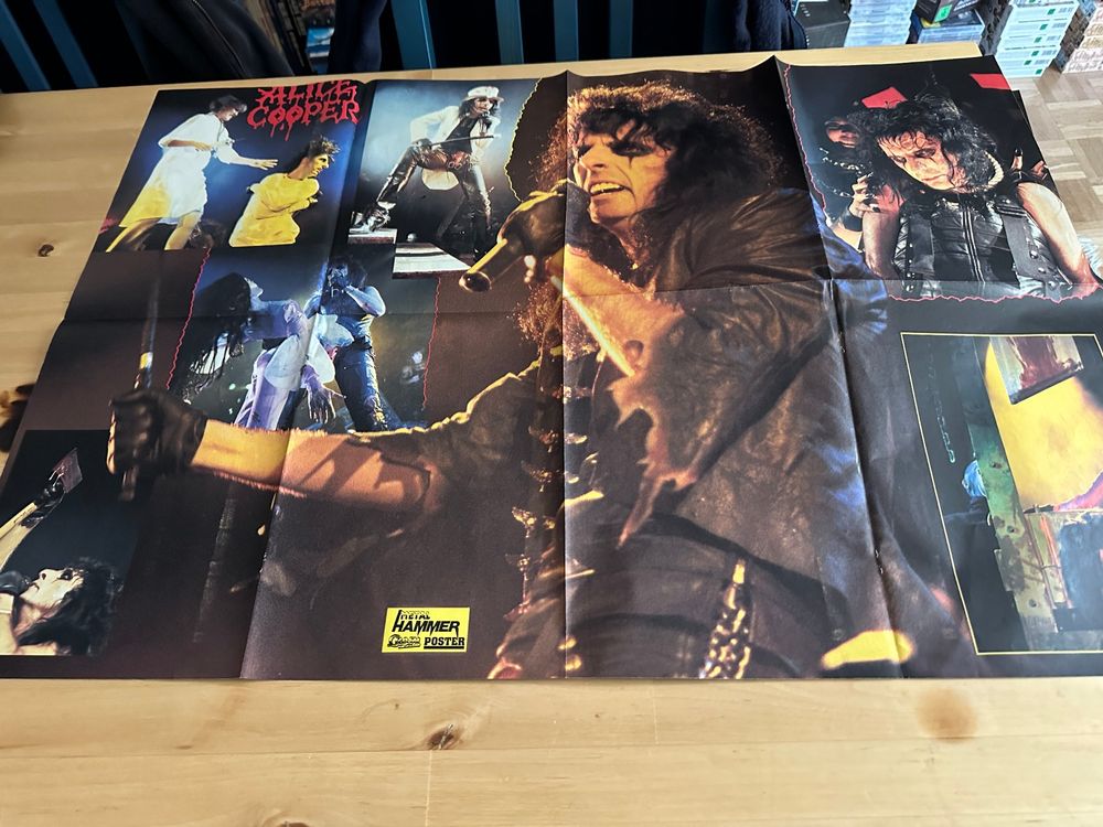 ALICE COOPER tolle rare Poster Sammlung Heavy Metal Kult (Gebraucht) in ...