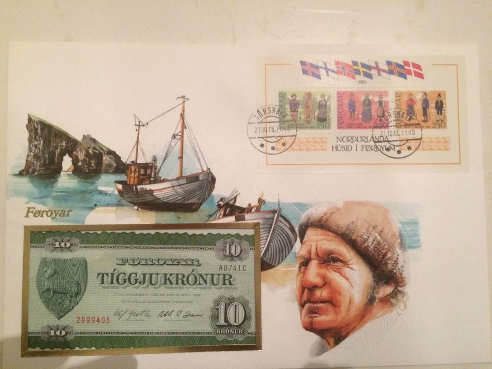 Banknotenbrief Faroer (Neu und originalverpackt) in Muralto für CHF 8.5 – mit Lieferung auf ...
