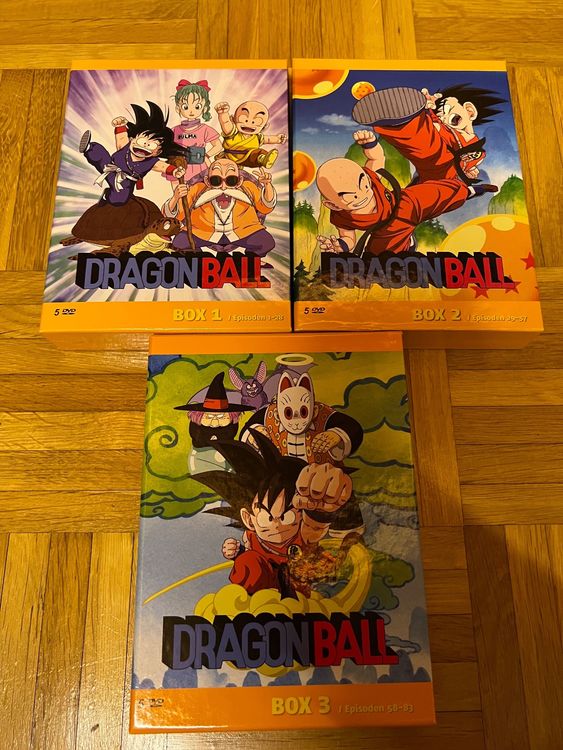 Dragon Ball DVD Boxen 1 , 2 & 3 (Folgen 1-83) (Gebraucht) in Jegenstorf ...