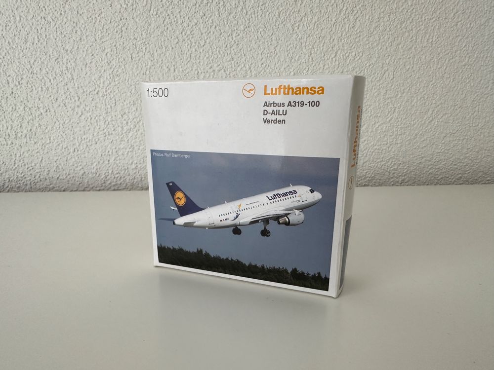 Lufthansa Airbus A319-100 "LU" Flugzeugmodell 1:500 Herpa (Gebraucht) in Eglisau für CHF 5 – mit ...