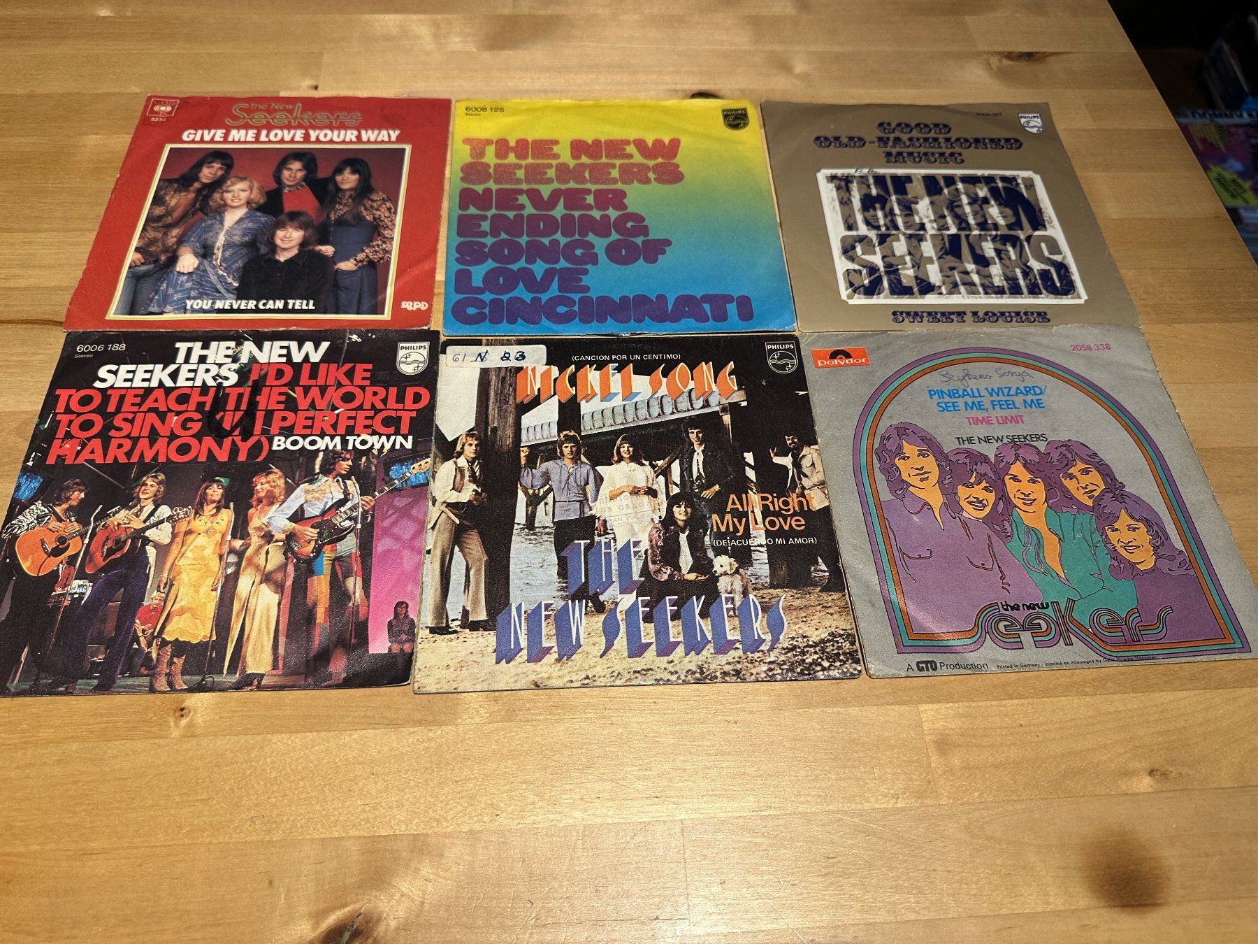 NEW SEEKERS tolle Single Sammlung Kult Hits 70's Eurovison (Gebraucht ...