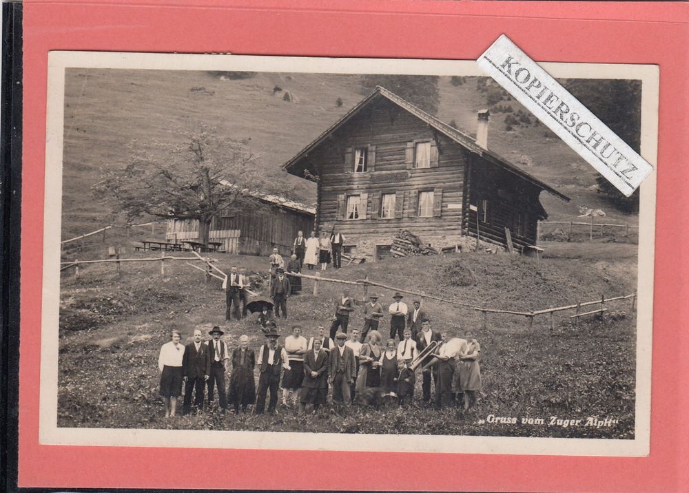 ZG UNTERÄGERI, 1932, ALPWIRTSCHAFT ZUGER ALPLI. F, FLÜHLER (Gebraucht) in Hergiswil NW für CHF ...