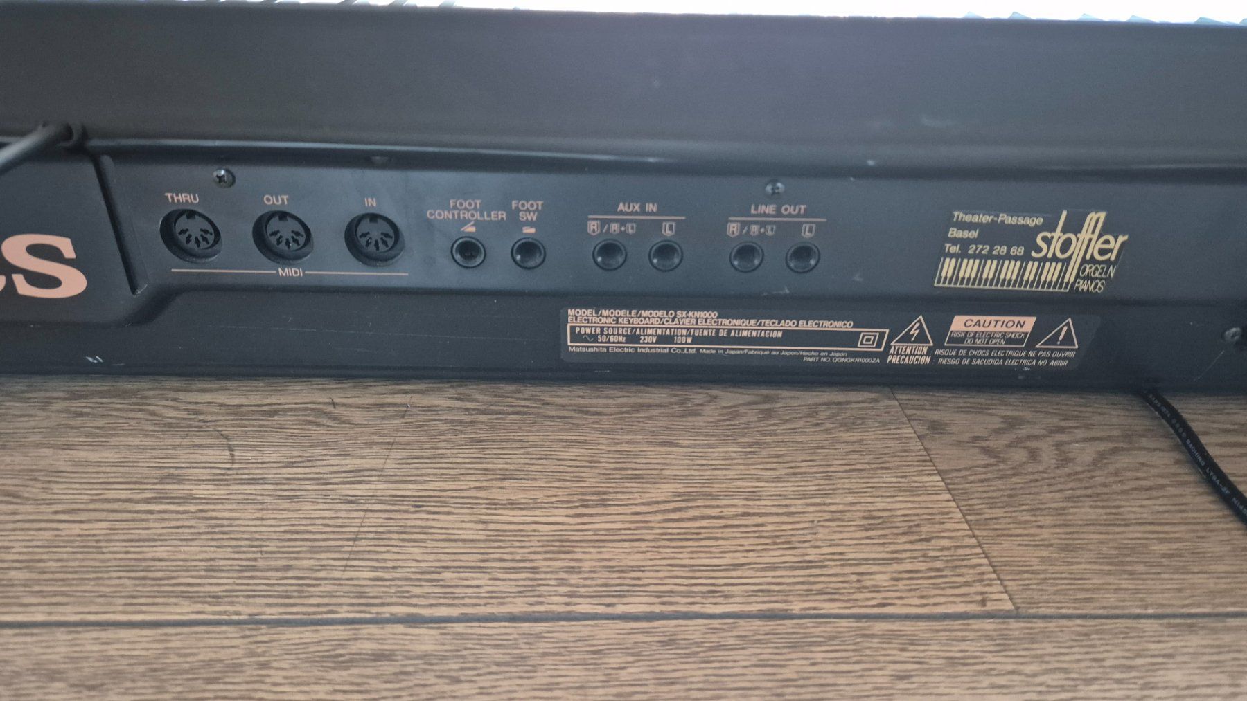 Technics KN1000 Keyboard (Gebraucht) in Ossingen für CHF 99 – nur ...