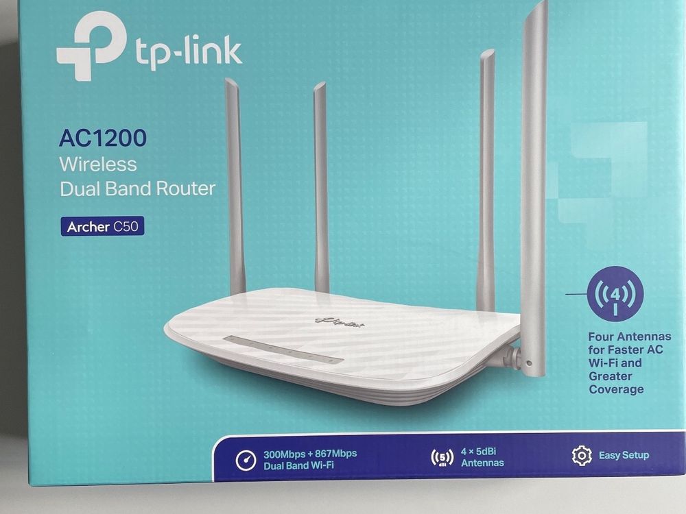 TP-Link AC 1200 Dual Band Router Wireless Archer C50 | Kaufen auf Ricardo