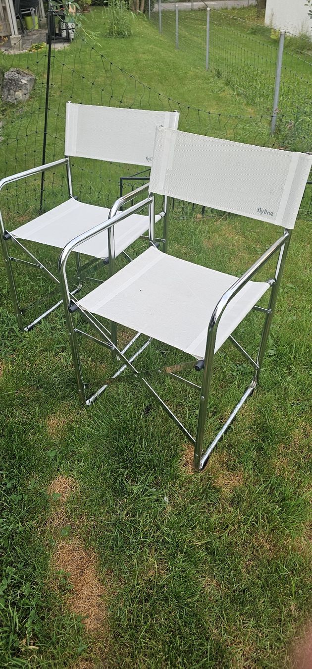 Flyline Gartenstuhl klappbar Italien 4 Stück (Gebraucht) in Riedikon für CHF 179 – nur Abholung ...