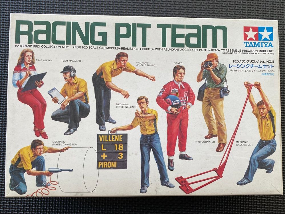 TAMIYA Racing Pit Team Scale 1/20 (Nuovo e nell'imballaggio originale ...