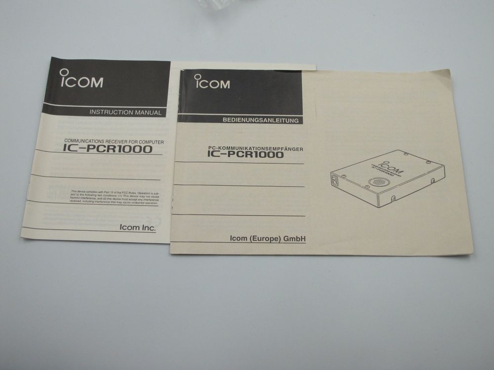 ICOM ICR PCR 1000 Kommunikations Receiver mit Zubehör | Kaufen auf Ricardo