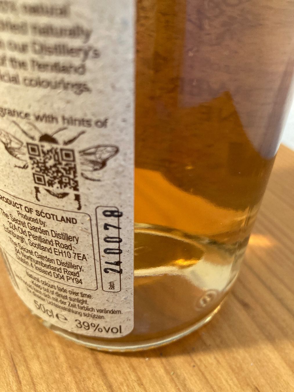 Secred Garden Edelflower & Jasmine Gin (50 cl) (Neu und ...