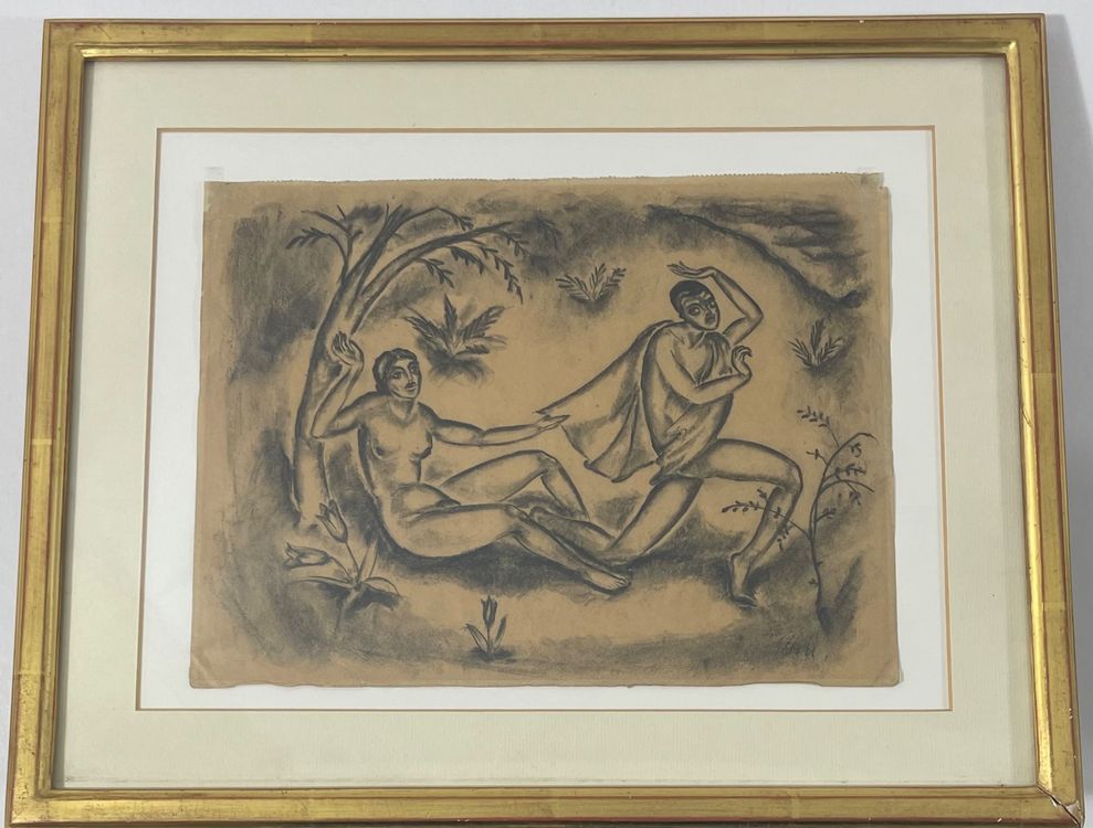 Ignaz Epper (1892-1969) Kohle Zeichnung (Gebraucht) in Root für CHF 194 ...