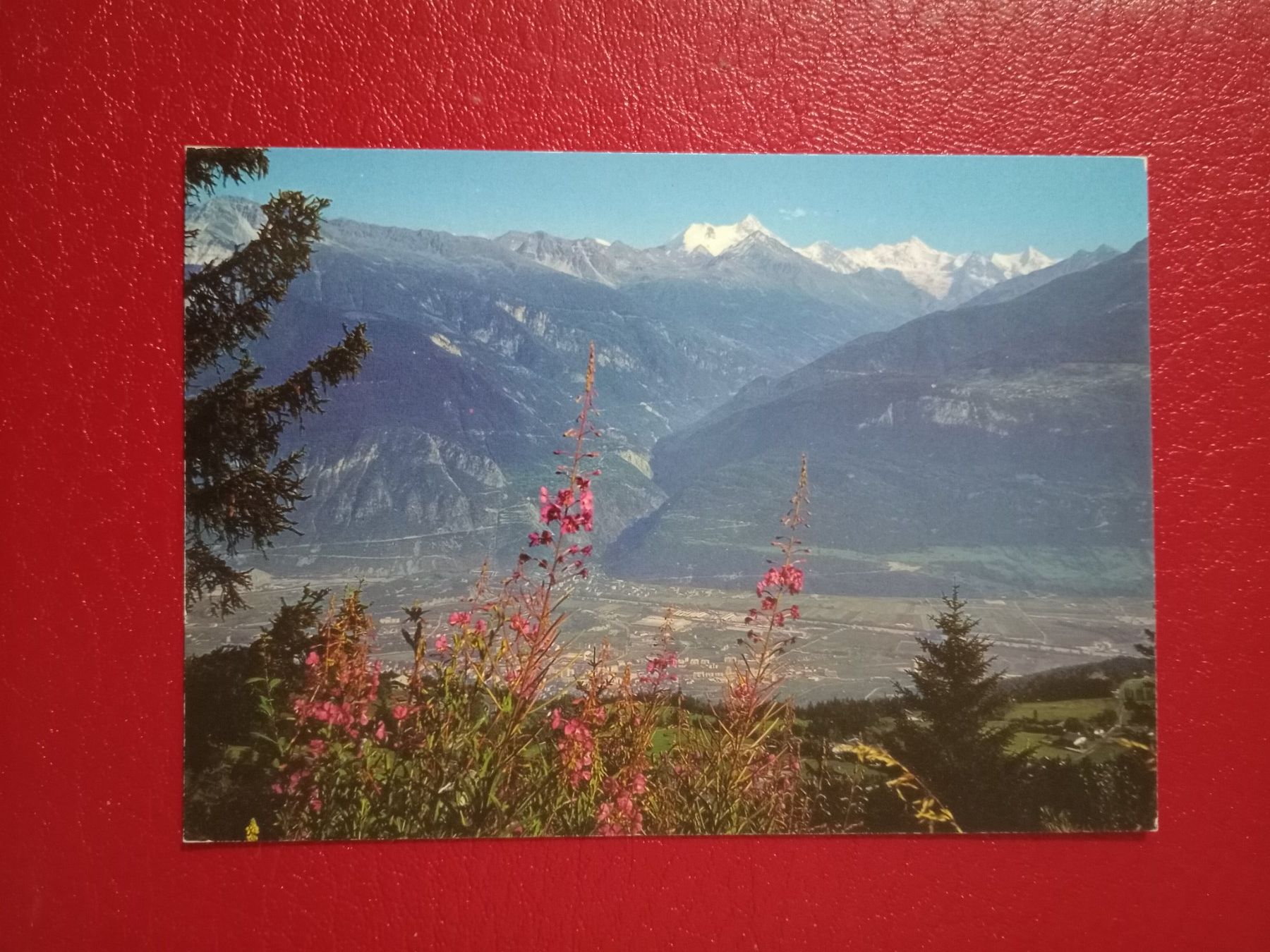 Sierre von Crans-Montana gesehen Wallis Val d' Anniviers (Gebraucht) in ...