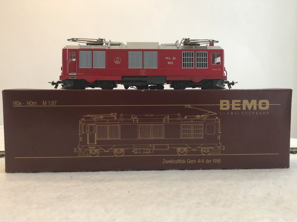 BEMO 1267 102 Gem 4/4 Nr. 802 HOm analog | Kaufen auf Ricardo