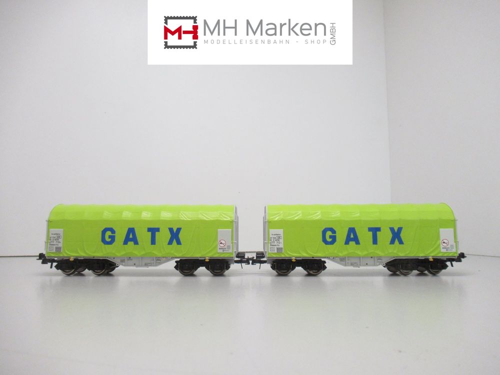 Roco 76055 2er Set Schiebeplanenwagen GATX DC GS H0 | Kaufen auf Ricardo