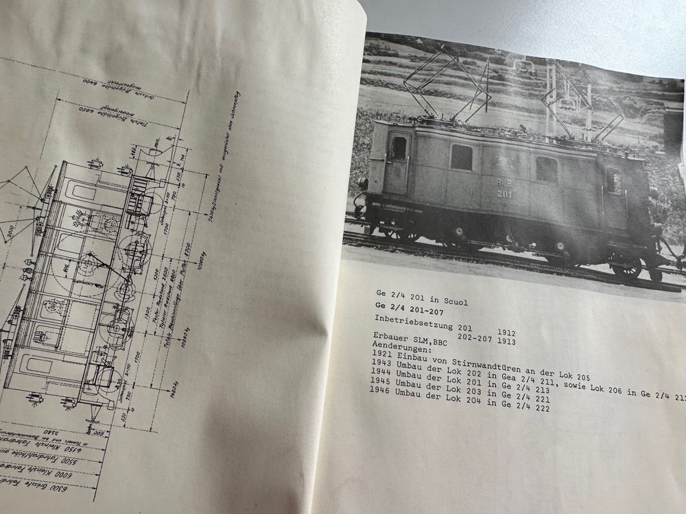 Die elektrischen Lokomotiven und Triebwagen Rhätischen Bahn | Kaufen auf Ricardo