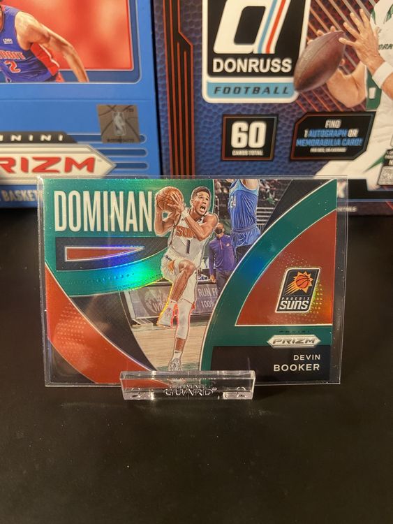NBA DEVIN BOOKER GREEN HOLO DOMINANCE CARD FROM 21-22 PRIZM (Gebraucht ...