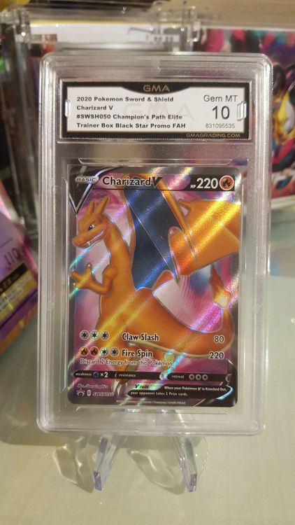 Pokémon Charizard V Cha. Path GMA 10 GEM MINT Englisch 2020 | Kaufen ...