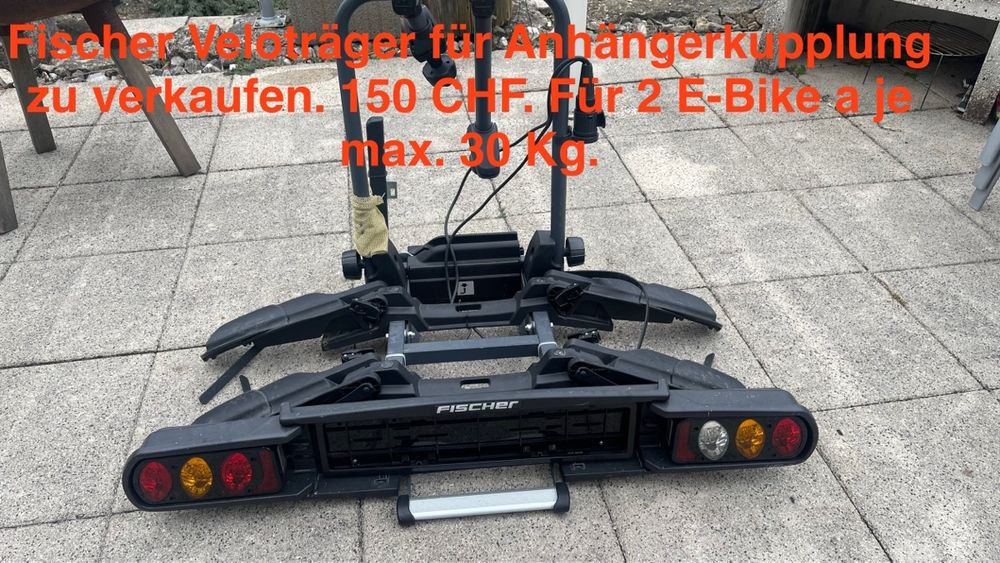 Fischer Veloträger für Anhängerkupplung (Gebraucht) in Langendorf für ...