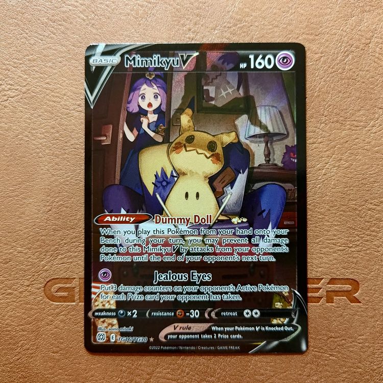 Mimikyu V Alt Art [Brilliant Stars TG (EN)] (Neu (gemäss Beschreibung ...