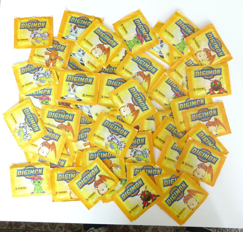 Digimon stickers Panini 2000 - 58 x Tüten Pochettes Packs | Kaufen auf ...