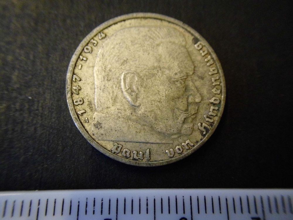 Dt. Reich 1937 A, 2 Reichsmark - Silber (Gebraucht) in Hinterforst für CHF 3 – mit Lieferung auf ...