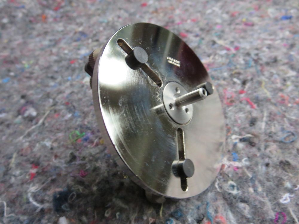 Planscheibe mit 3 Spannbriden Favorite für Uhrmacherdrehbank (Neu ...