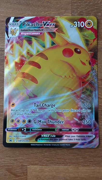 Pikachu Vmax xxl Jumbo Promo Karte 2023 Pokemon SWSH 286 | Comprare su ...