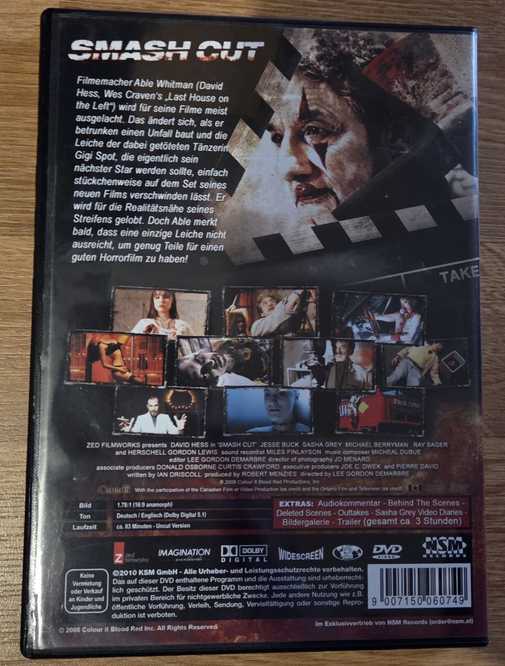 Smash Cut - UNCUT DVD (Gebraucht) in Winterthur für CHF 4.1 – mit ...
