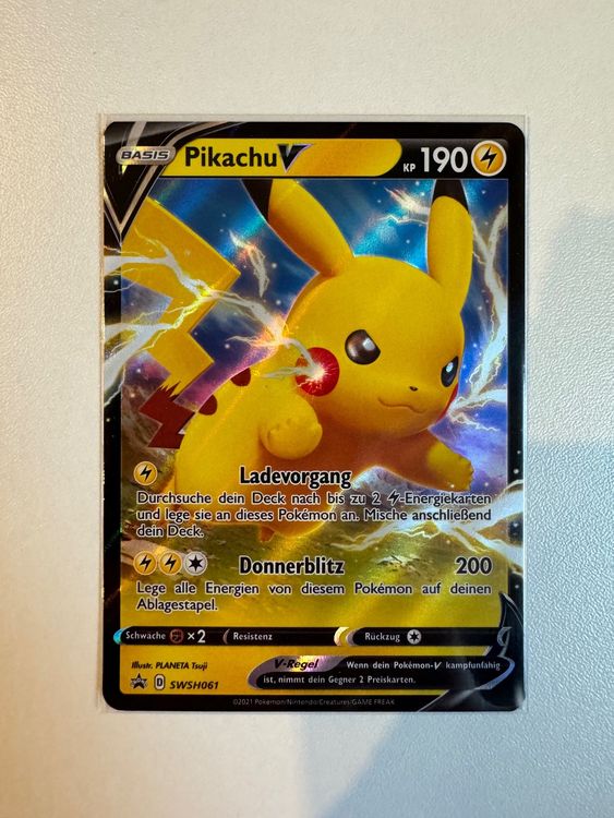Pokemon Pikachu V Promo (Gebraucht) in Arbon für CHF 2 – mit Lieferung ...
