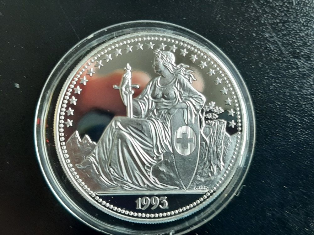 Helvetia-Taler 1993 aus Silber (1 Unze) | Kaufen auf Ricardo