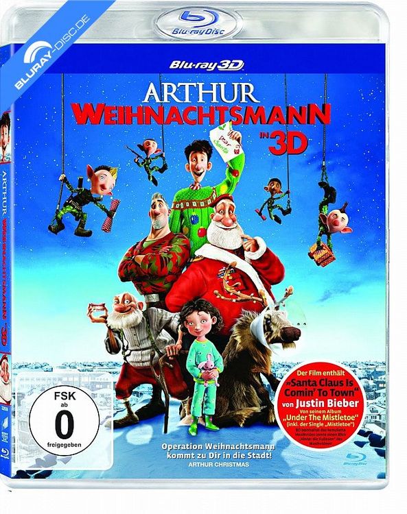 ARTHUR WEIHNACHTSMANN (2D + 3D) [Blu-Ray] 🌟 NEU & OVP 🌟 (Neu und originalverpackt) in Stallikon ...