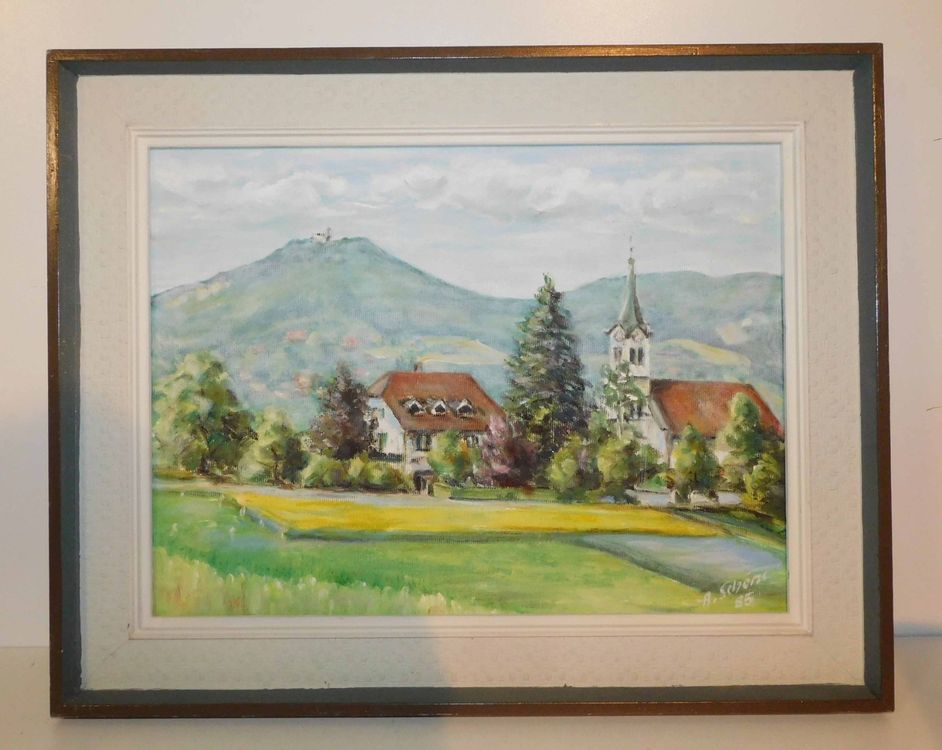 Neue Fundschätze Kunst Ölgemälde signiert (Gebraucht) in Sursee für CHF 38 – nur Abholung auf ...
