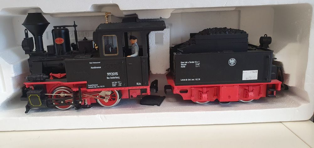 LGB 2015D DB/DR Dampflok mit Tender neuwertig, Analog, OVP | Kaufen auf ...