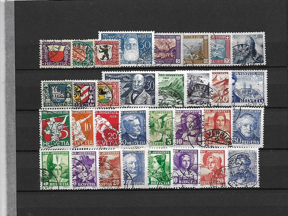 PJ gest. 1928 - 1935 Kat: CHF 135.- (Gebraucht) in Basel für CHF 3 – mit Lieferung auf Ricardo ...