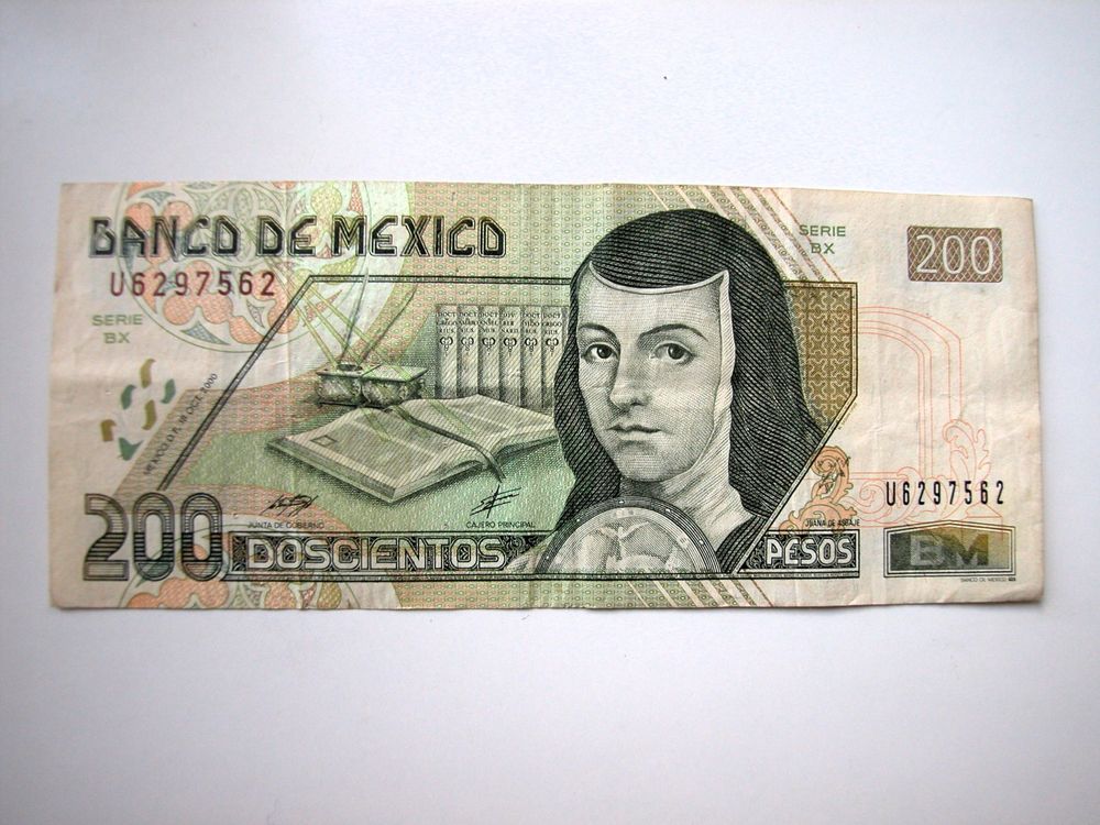 Banknote 200 Pesos, Banco de Mexico, Oct. 2000, Serie BX | Kaufen auf ...