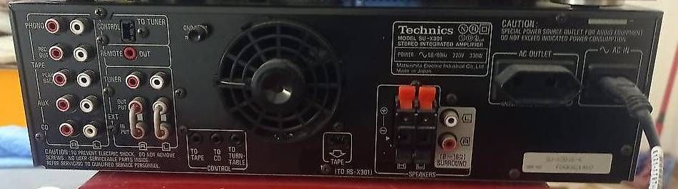 Technics SU-X301 CLASS A HI FI Stereo Verstärker 2x50 Watt (Gebraucht ...