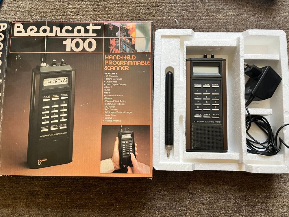 Bearcat 100 Scanner, Retrofunk, OVP, Sammlergerät (Defekt) in Spiez für ...