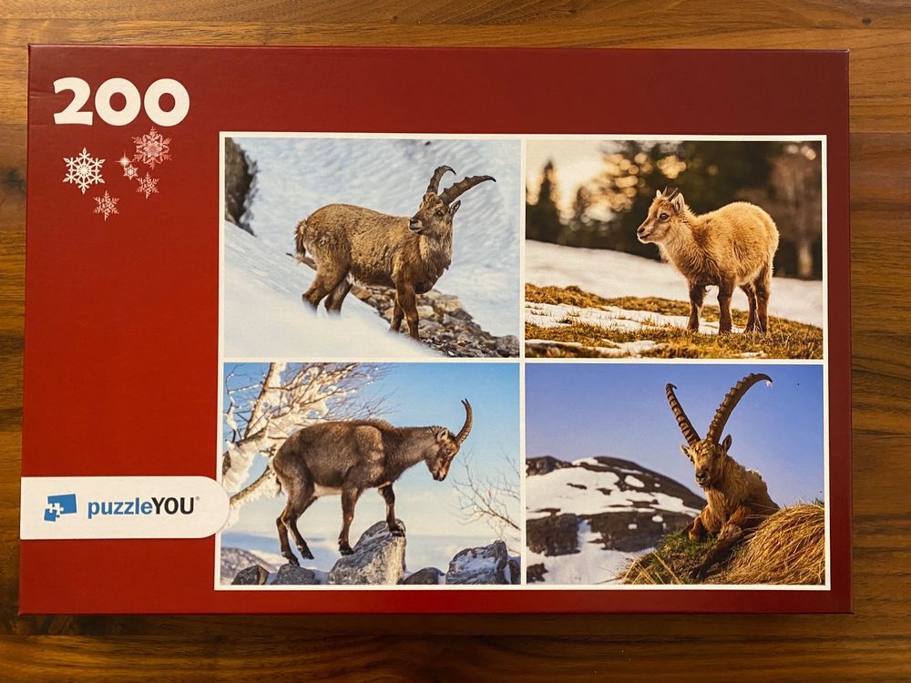Schönes Steinbock Puzzle, 200 Teile, neu (Neu und originalverpackt) in Effretikon für CHF 4 ...
