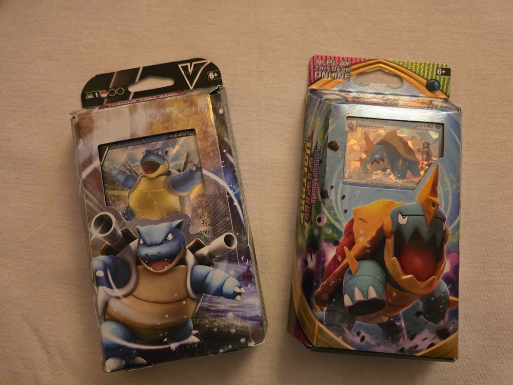🇺🇸 Pokemon gemäss Bilder [ Blastoise Box & Drednaw Box] (Gebraucht) in ...