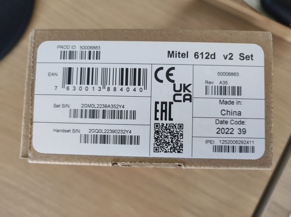 Mitel 612d V2 set (neuf) - argent | Kaufen auf Ricardo