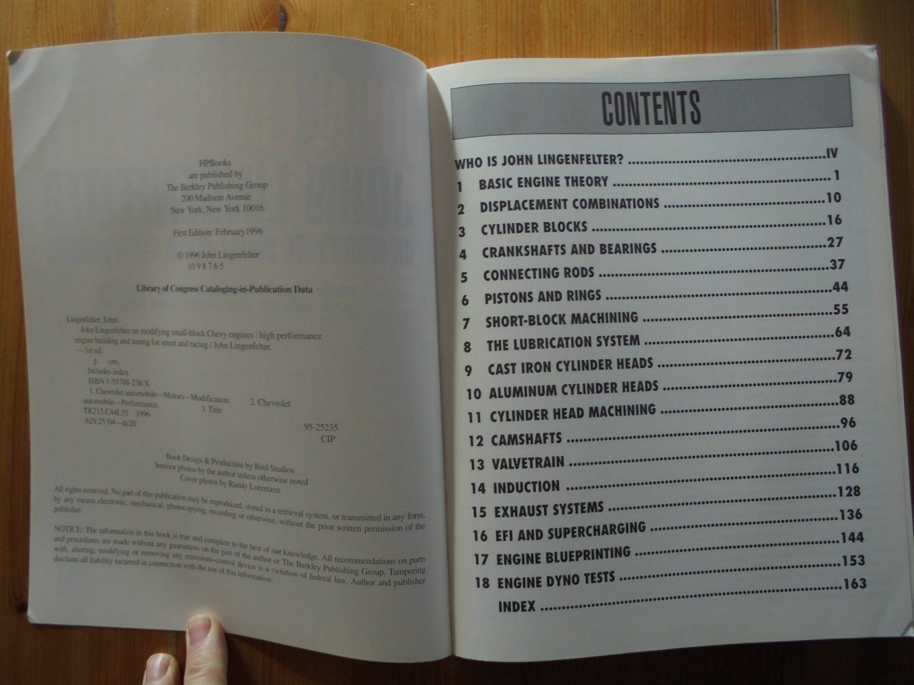 CHEVY Small-Block Engine, John Lingenfelter, Dave Emanuel (Gebraucht ...