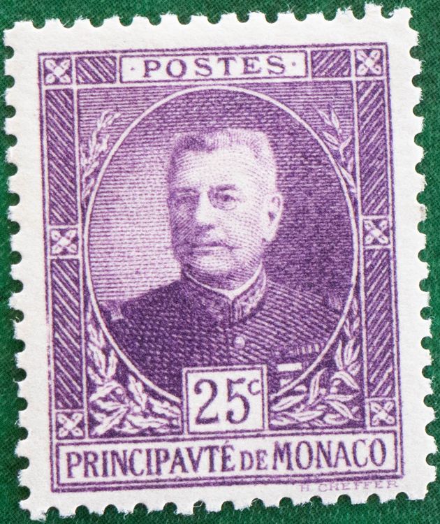 Monaco Briefmarke / Francobollo Principato di Monaco ab 1 C (Gebraucht ...